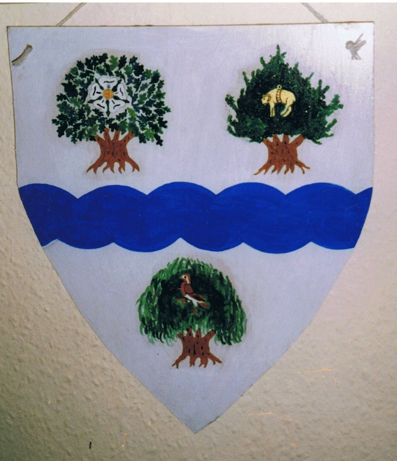 Small Heater Shield Plaque Decorative Flat Shield-shaped Wall - Etsy