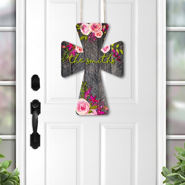 Cross Door Hanger - Etsy