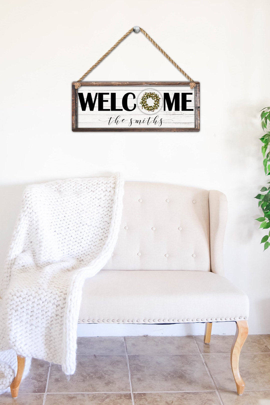 DIGITAL FILE Farmhouse Welcome Sign With Monthly Images Sublimation ...