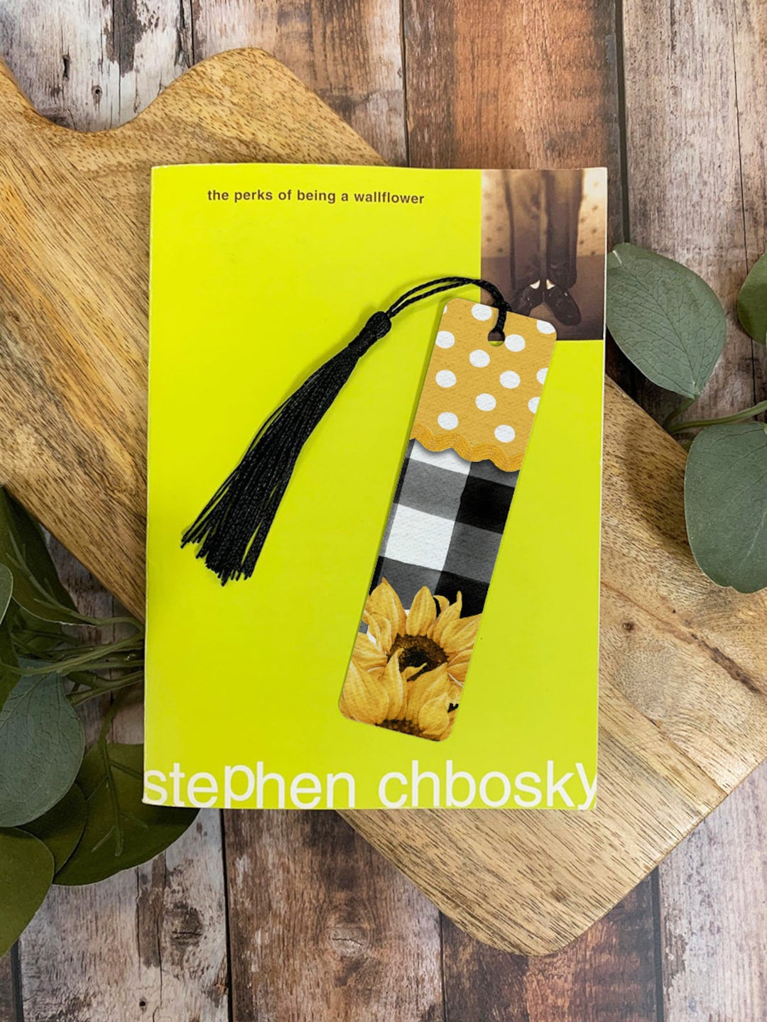DIGITAL FILE Buffalo Plaid Sunflower Bookmark Sublimation Design - Etsy