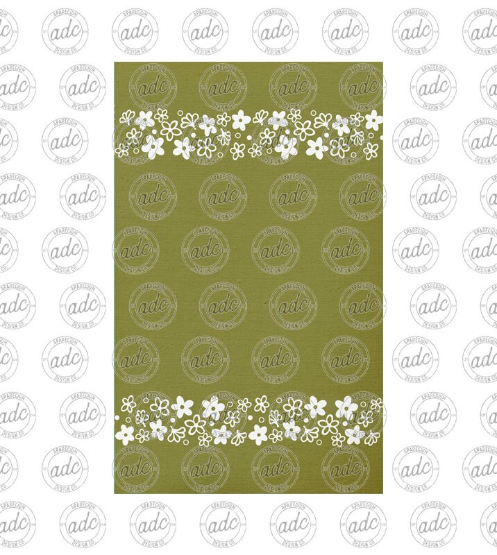 DIGITAL FILE Vintage Crazy Daisy Dish Towel Sublimation Design - Etsy