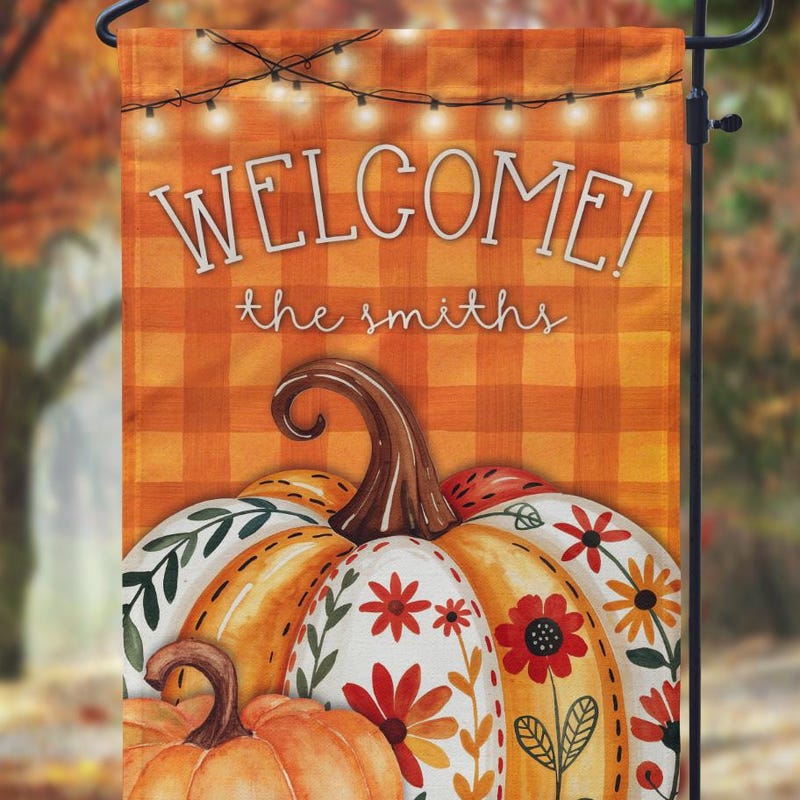 Fall Garden Flag - Etsy