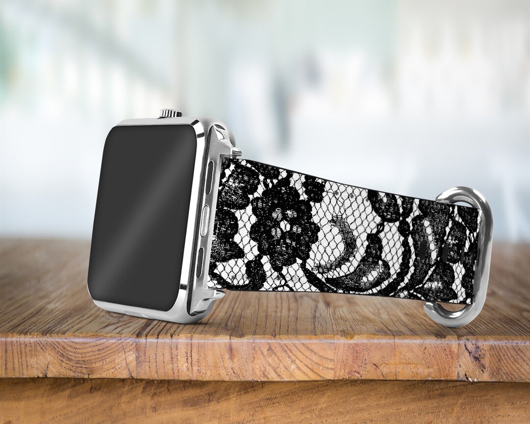 DIGITAL FILE Black Lace Apple Watch Band Sublimation Design - Etsy