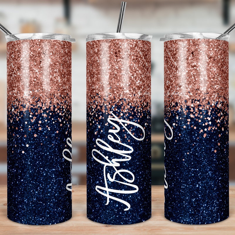 Rose Gold Navy Art - Etsy