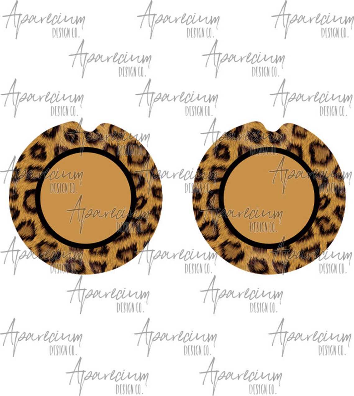 DIGITAL FILE Cheetah Print Leopard Print Monogram Car Coaster ...