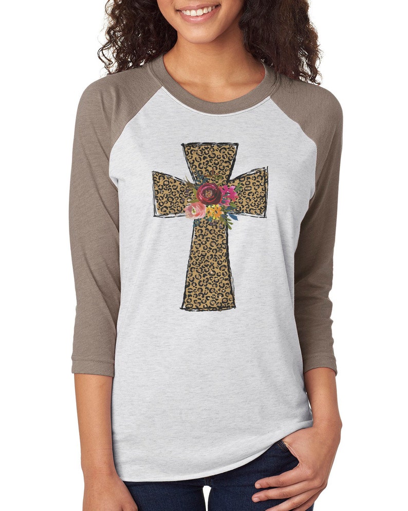 DIGITAL FILE Leopard Print Cross Sublimation Design - Etsy