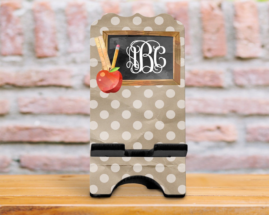 DIGITAL FILE School Teacher Phone Stand Sublimation Template - Etsy