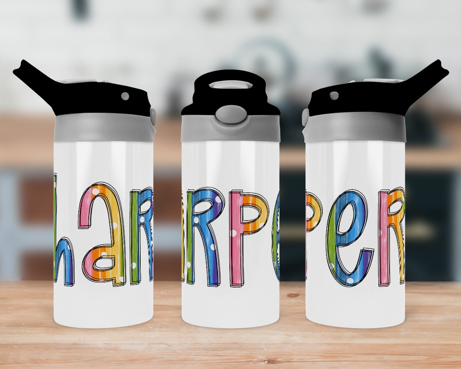 DIGITAL FILE Rainbow Polka Dot Alphabet Bundle Sublimation - Etsy