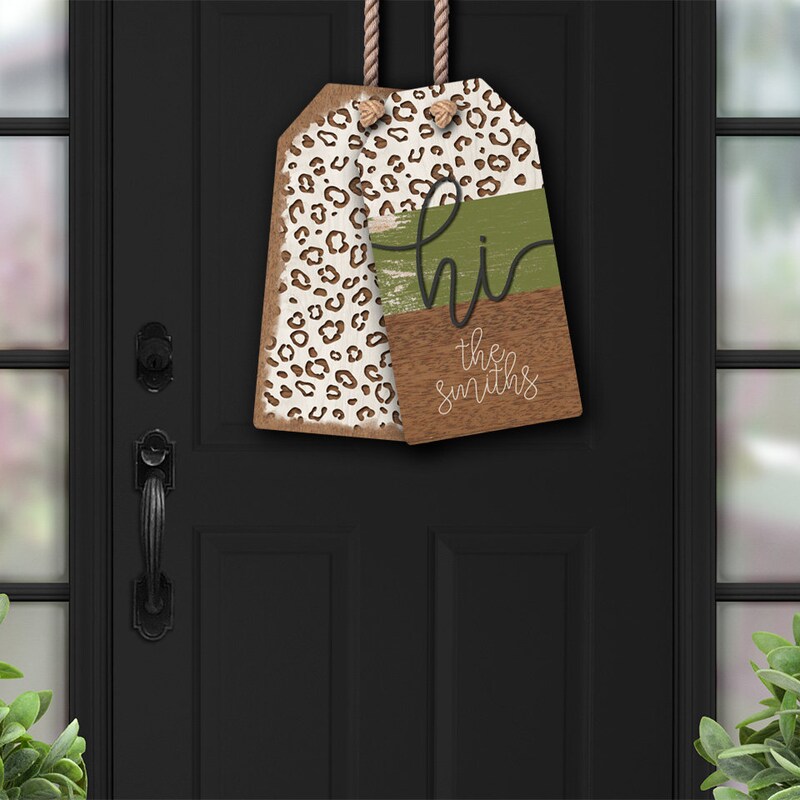 Wood Door Tags - Etsy