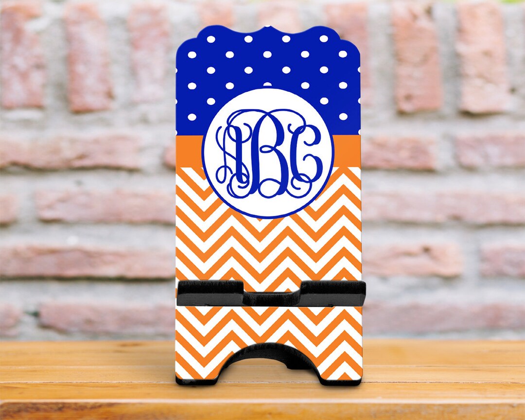 DIGITAL FILE Blue and Orange Phone Stand Sublimation Template - Etsy