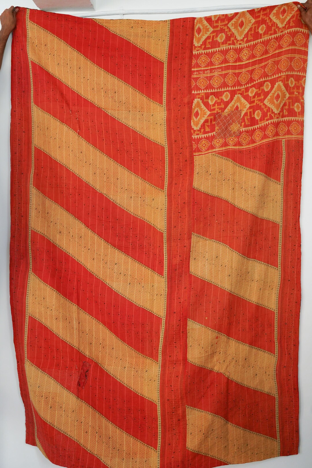 The Handmade India Kantha Quilt Indian Vintage Traditional - Etsy