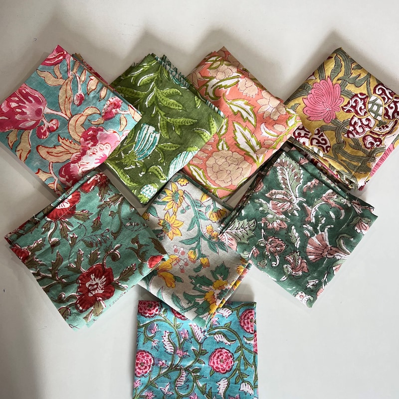 Block Print Napkins - Etsy