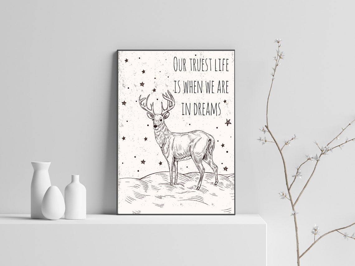 Henry David Thoreau Quote,henry David Thoreau Print,printable Gift ...