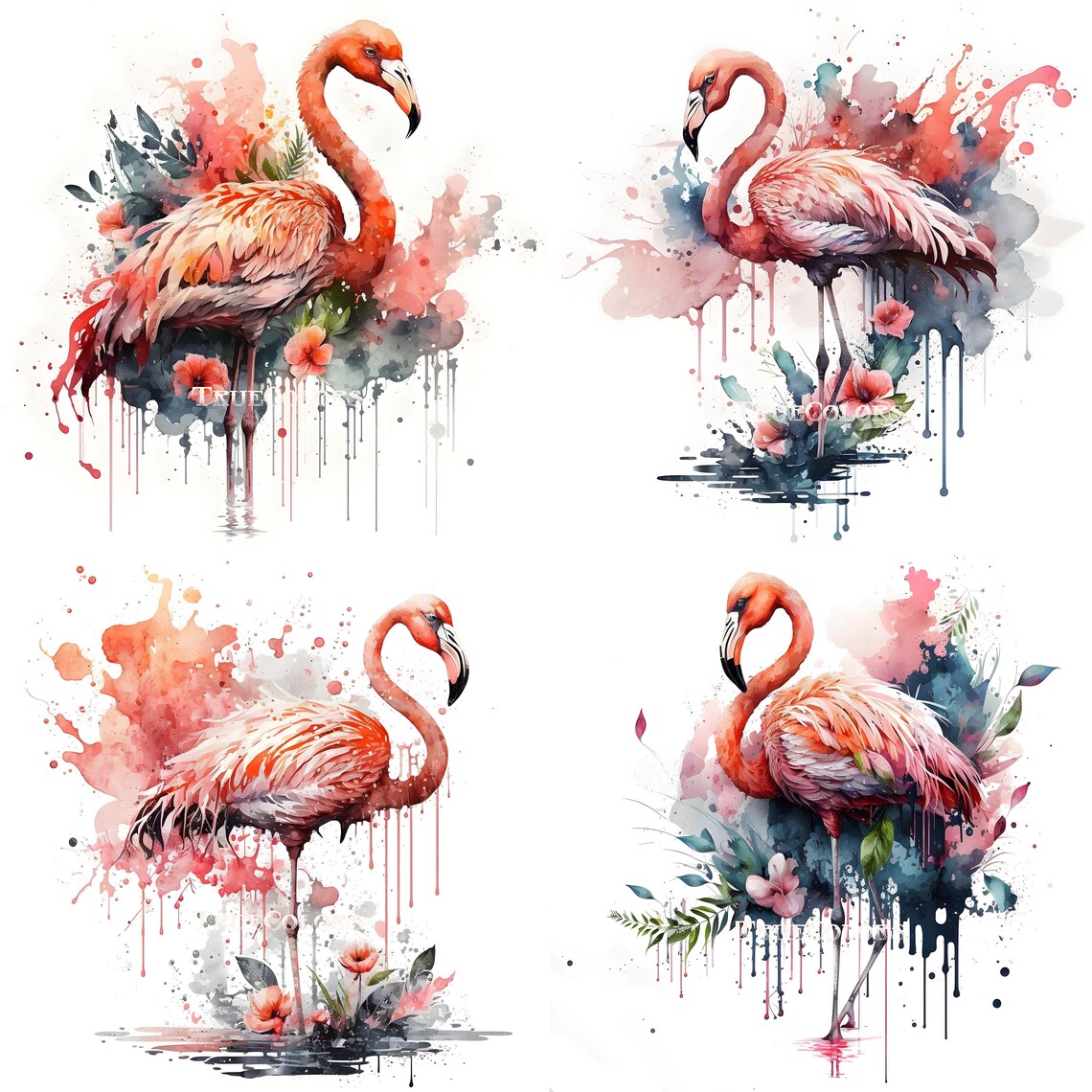 Flamingo Decor Flamingo Gifts Pink Flamingo PNG Watercolor Flamingo ...