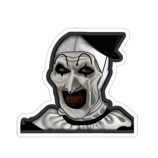 Art the Clown Car Decal - Etsy