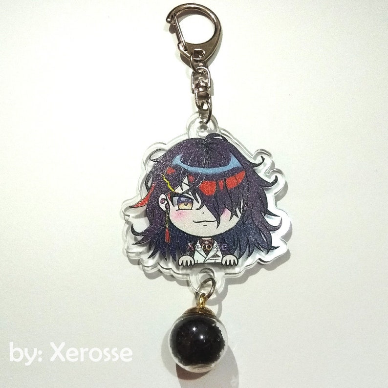 Nijisanji EN Luxiem Keychains Vox Akuma Mysta Rias Luca - Etsy