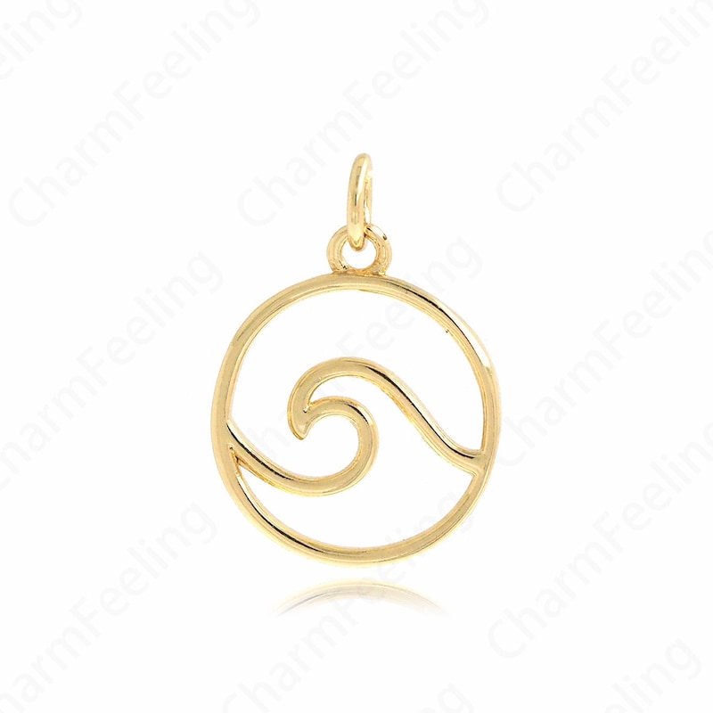 Wave Pendant - Etsy