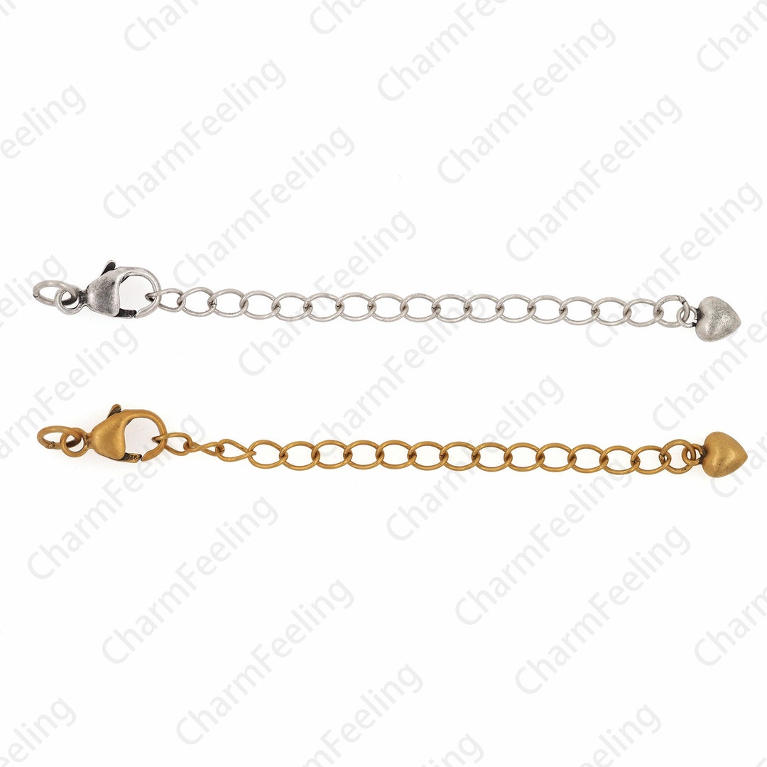 S925 Silver Tail Chain, Sterling Silver Extension Chain, 18K Gold ...