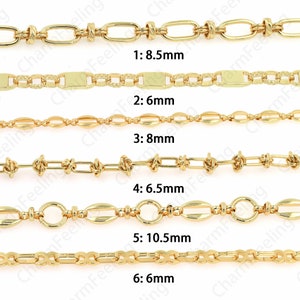 Rectangular Cable Chains,18k Gold Filled Necklace Chains,round Chains ...