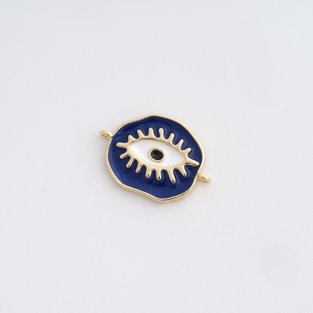 Eye Connector,18k Gold Filled Eye Jewelry,magic Eye Connector,diy ...