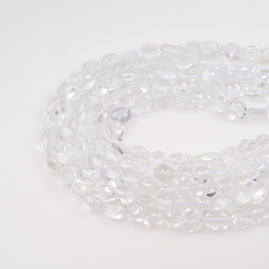 White Crystal Chain, Natural Stone Necklace, Gemstone Necklace, Natural ...