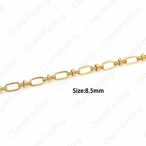 Rectangular Cable Chains,18k Gold Filled Necklace Chains,round Chains ...