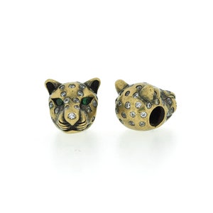 Leopard Head Beads,leopard Spacer Beads,leopard Bracelet,550 Paracord ...