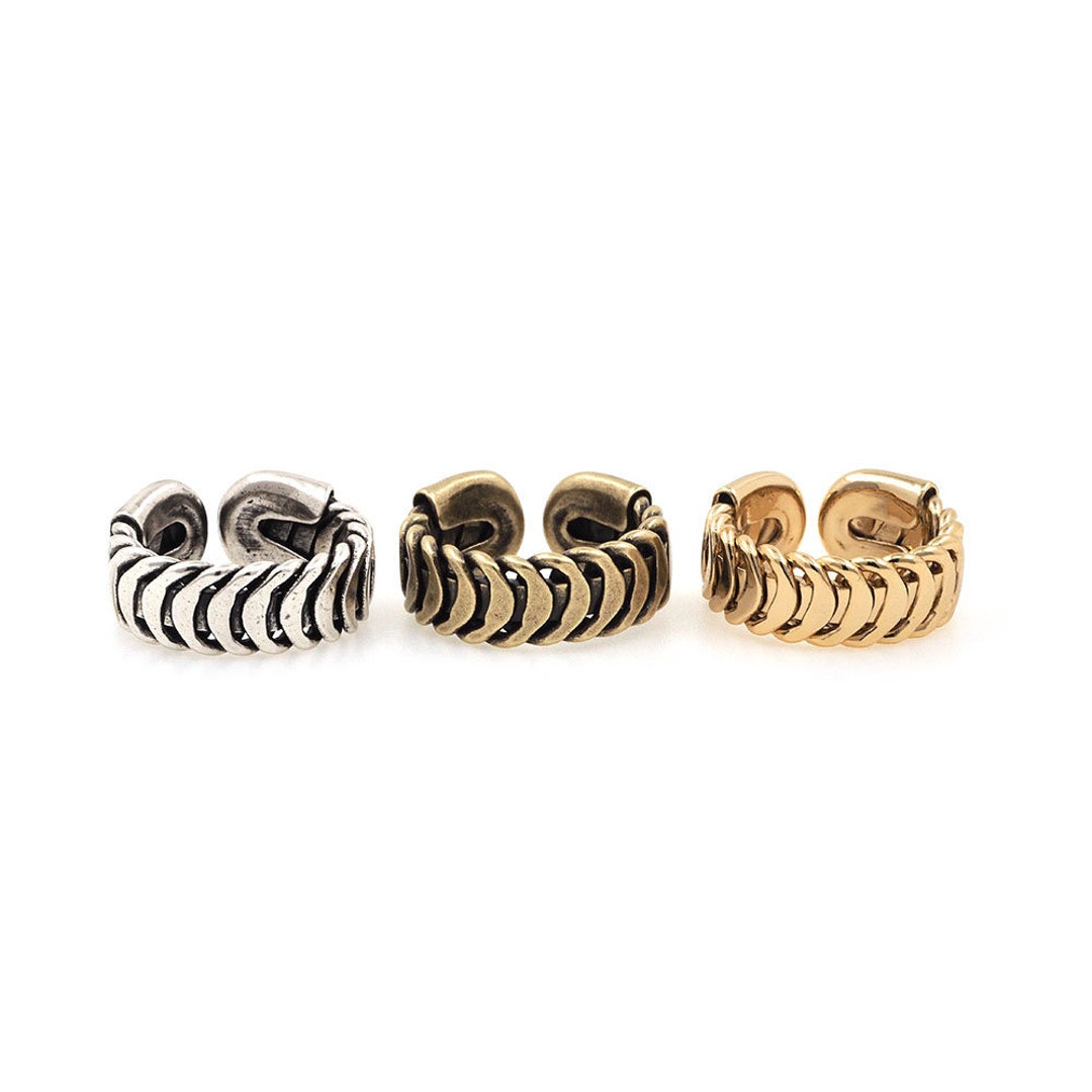 Scale Ring Dragon Scale Ring 18K Gold Filled Adjustable Snake Scale ...