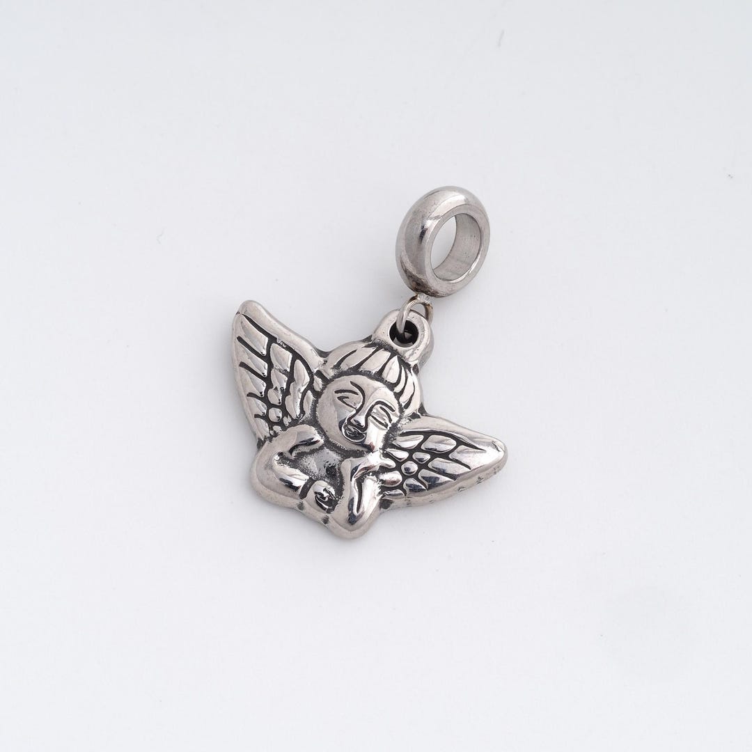 Stainless Steel Angel Pendant,angel Wings Charms,angel Charm, DIY ...