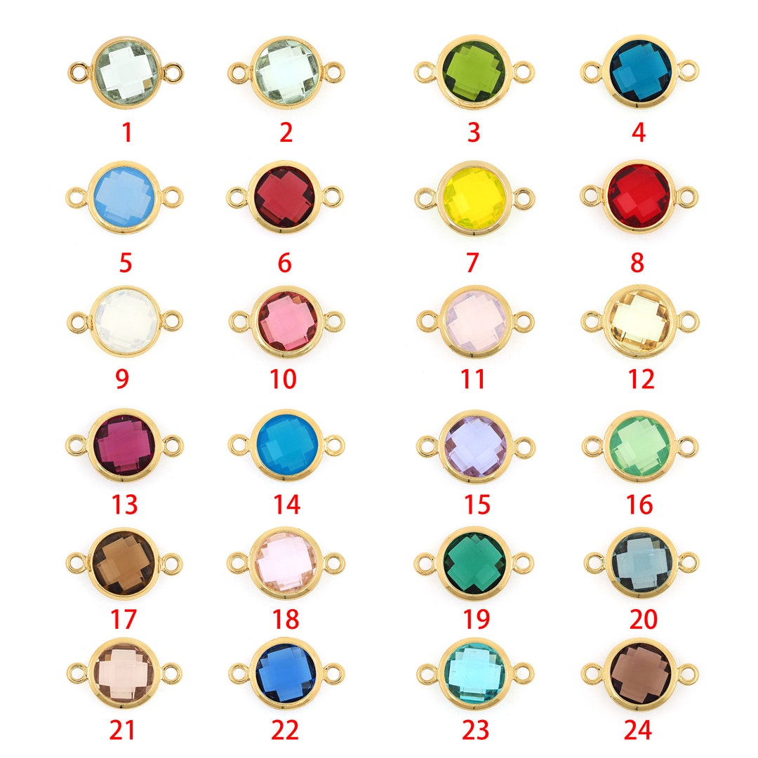 10 Pcs,18k Gold Filled Round Connector,bracelet Necklace Connector ...