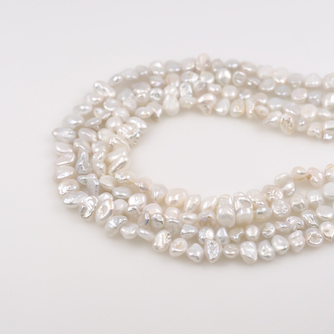 1str, Natural Gray Pearl Chains,aaaa High-quality Pearls, Irregular ...