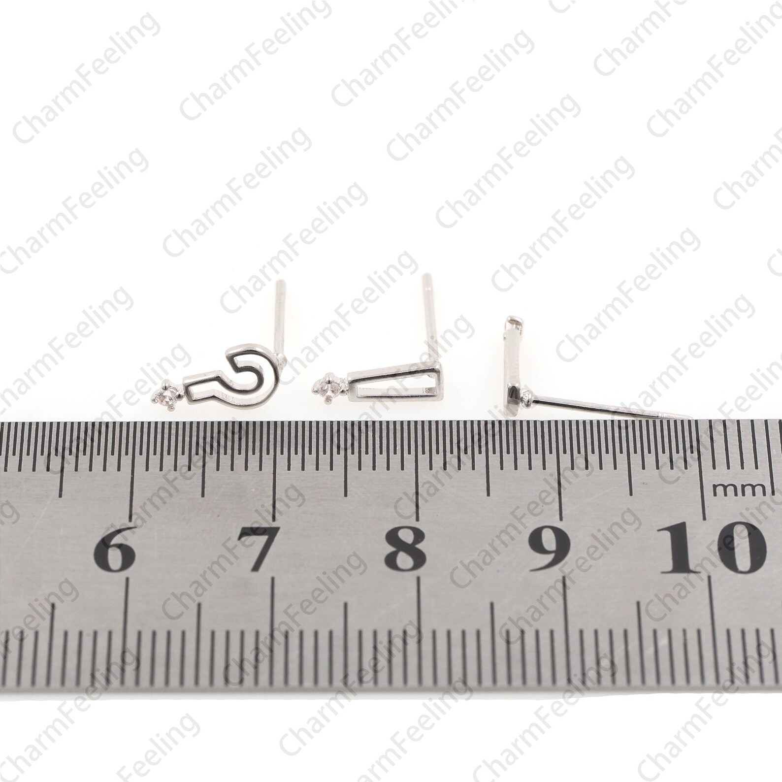Question Mark Note Studs, Exclamation Mark Studs, Punctuation Earrings ...