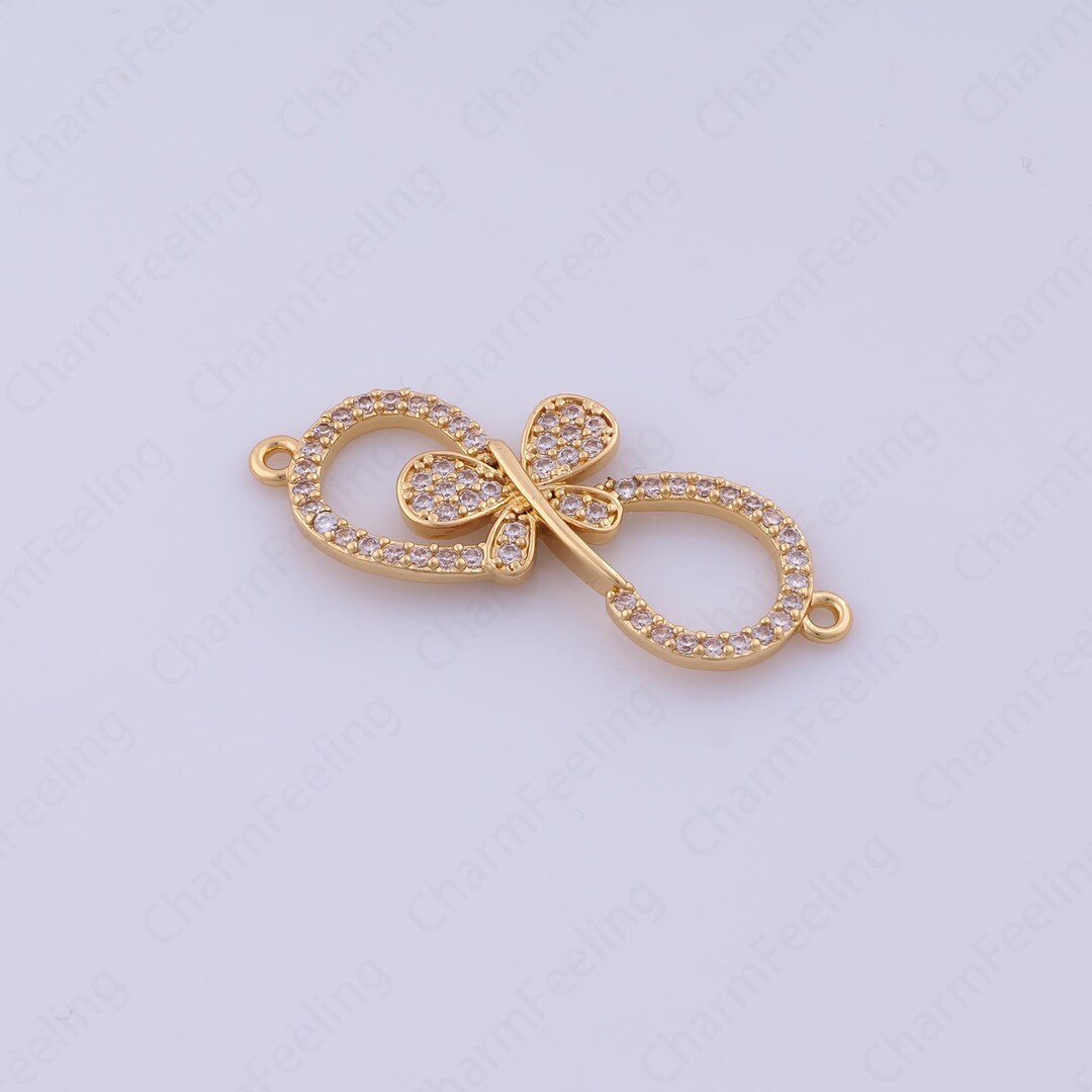 Unlimited Connectors,infinite Bracelet,18k Gold Filled Butterflry ...