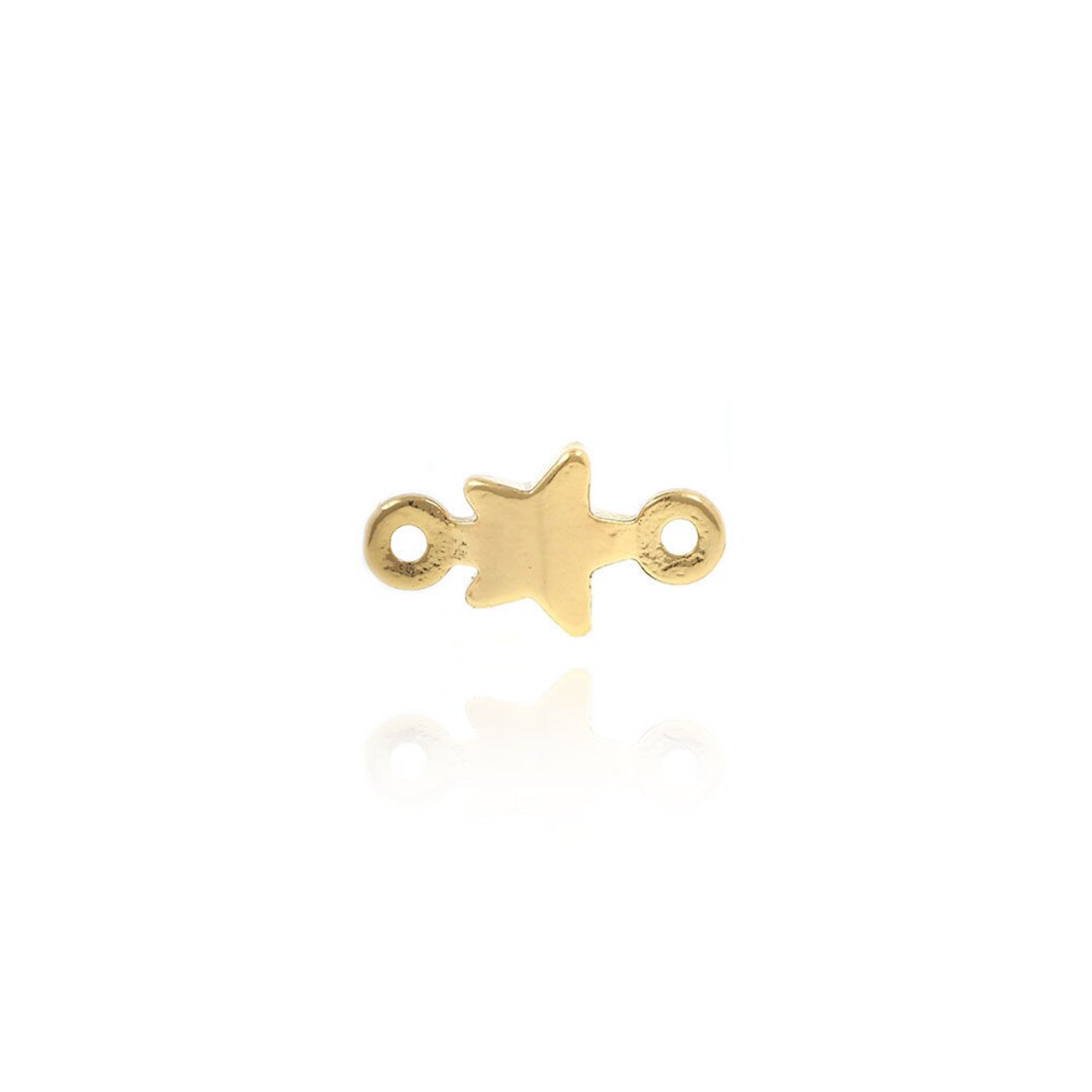 Star Connector,geometric Star,star Outline,star Links 5*10*2mm 10pcs - Etsy