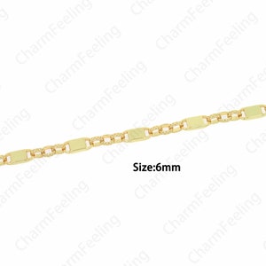 Rectangular Cable Chains,18k Gold Filled Necklace Chains,round Chains ...