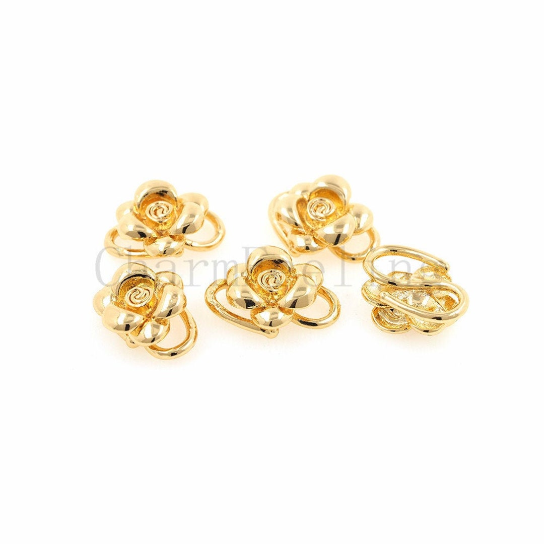 Rose Connector, Flower Links, Pflower Petal Jewelry, Bracelet Necklace ...