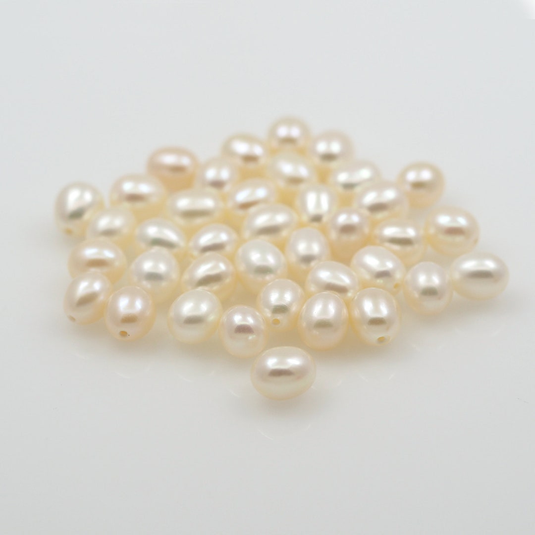 10pcs, Real Freshwater Pearls, AAA Pearls, Natural White Pearls, Nearly ...