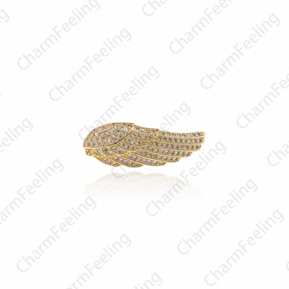 Angel Wing Connector Wing Charm Angel Feather Charm DIY - Etsy