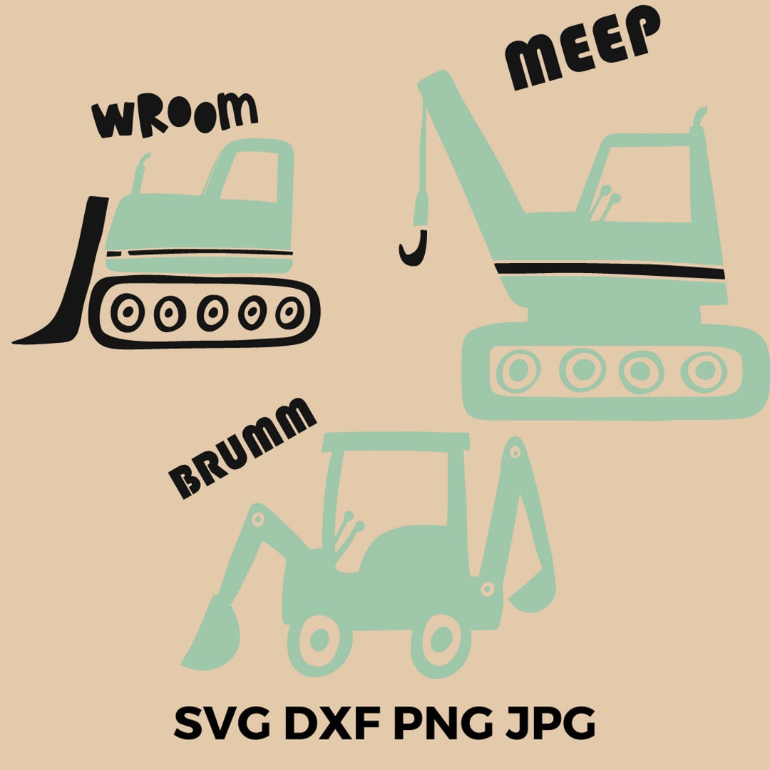 SVG Plotterdatei Bundle Bagger Cricut/ Silhoeutte - Etsy.de