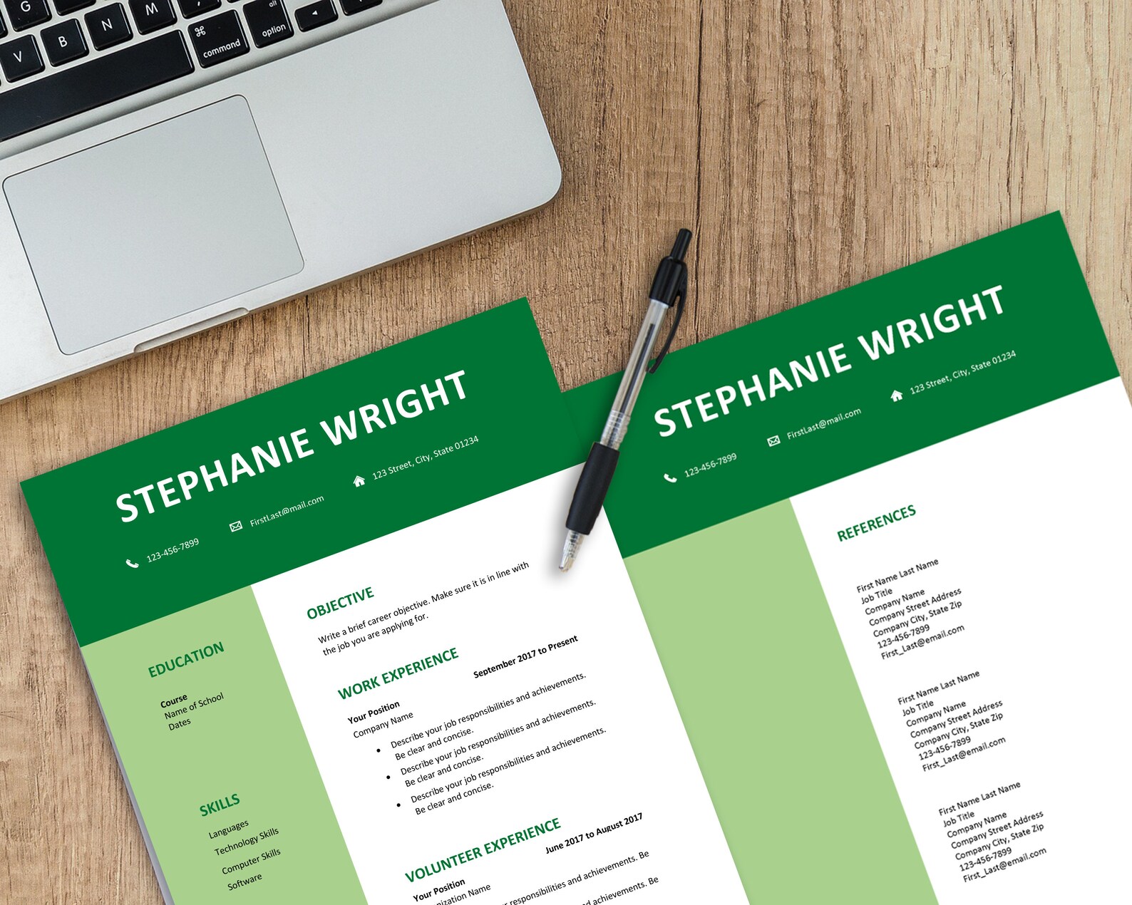 High School Student CV Template Resume Template Word One Etsy high-school-student-cv-template-resume-template-word-one-etsy
