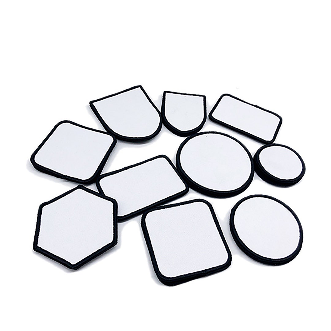 Sublimation Blank Patch, Iron on Velco Sew on Back Blank Patch, Hat ...