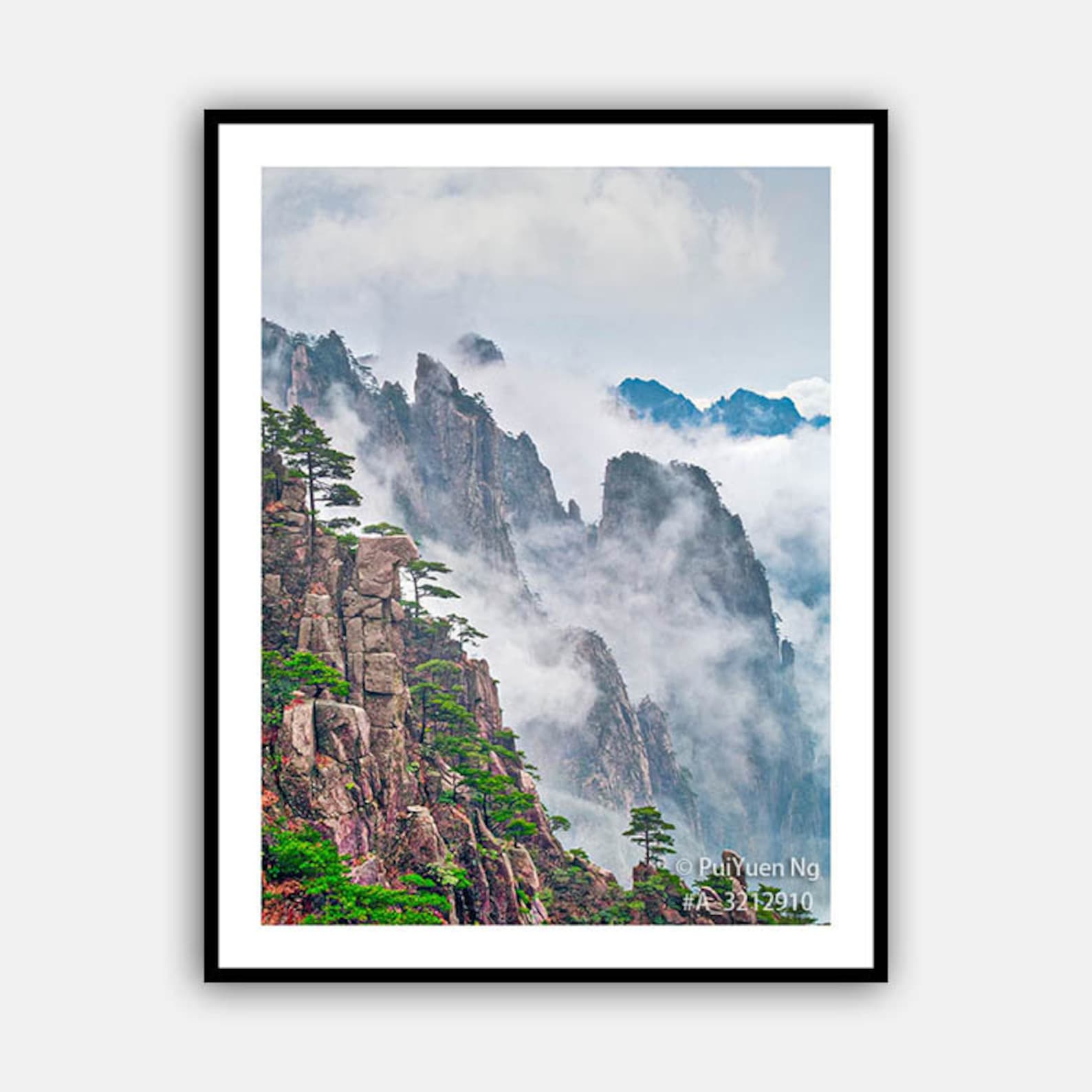 Exceptional Scenery of Huangshan Mountain, Wall Art, Art Prints. - Etsy