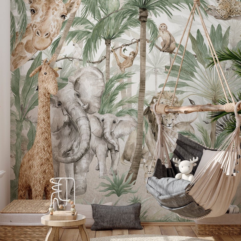 Animal Kids Room - Etsy