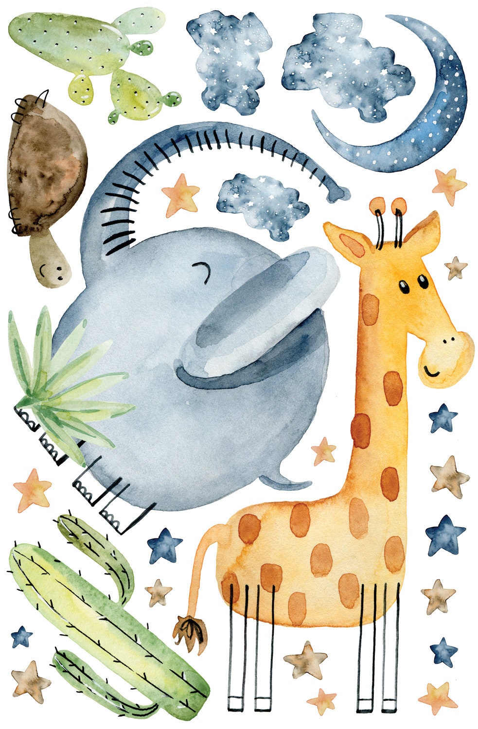 THREE AMIGOS Wall Decal for Kids / Stickers Kindergarten / - Etsy