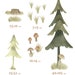 LITTLE ONE TREE Wall Decal Forest Animals / Nursery Woodland / Forest ...