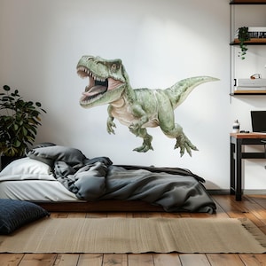 T-rex Wall Sticker – Realistic Dinosaur Wall Decal for Kids Room ...