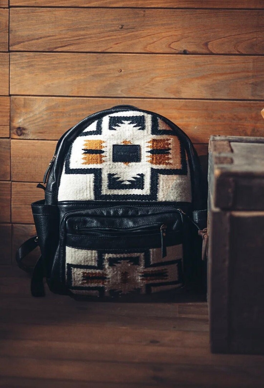 NATIVE INSPIRED BACKPACK Mexican Bag Handwoven Backpack Ethnic Patterns ...