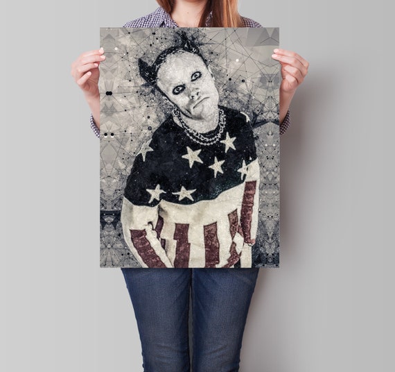 Keith Flint Geometric Art Print - Etsy