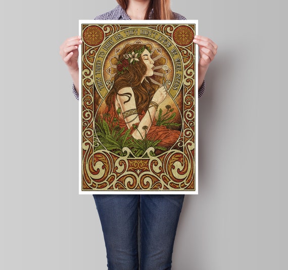 They Tried to Bury Us Poster Quote Hippie Art Print Art - Etsy