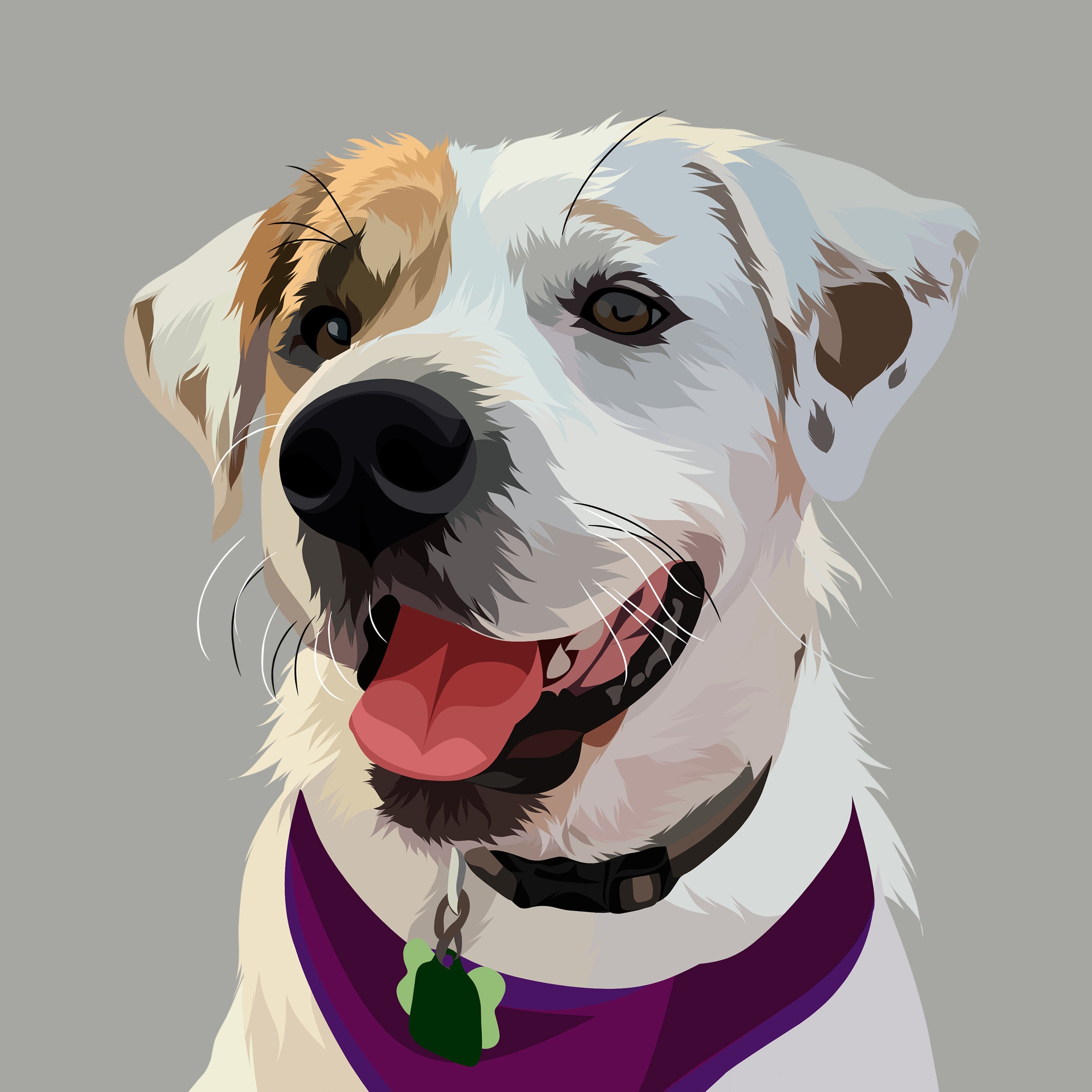 Custom Cartoon Pet Portrait Custom Dog Portrait Custom Cat | Etsy